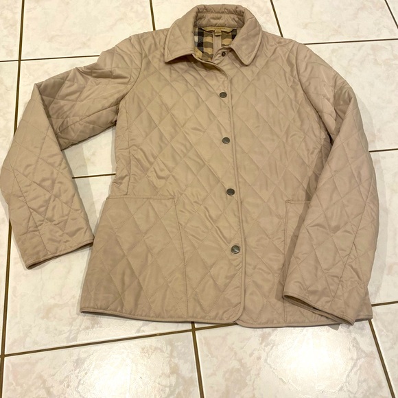 Burberry | Jackets & Coats | Burberry Brit Quilted Nova Check Lining ...